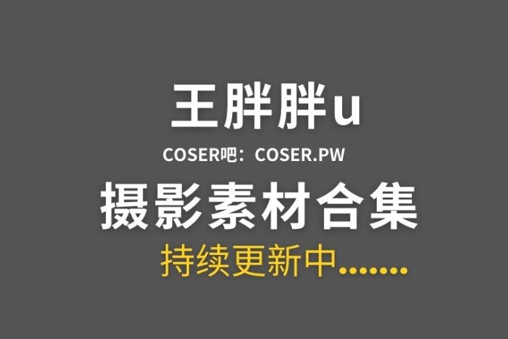 动漫博主 王胖胖u 16套cos作品素材合集[399P/5.29GB] – Coser吧