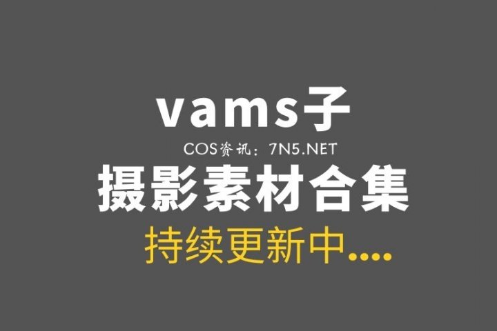 动漫博主@vams子 14套COS作品素材合集[411P/5.3GB] – Coser吧