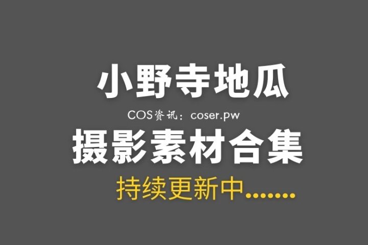 动漫博主 小野寺地瓜 13套COS作品合集[204P/2.05G] – Coser吧